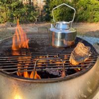 China Charcoal Steel Camping Solo White Cooking Fire Pits Smokeless for sale