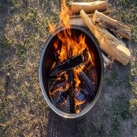China Burning Smokeless Wood Charcoal Fireplaces 304 Stainless Steel for sale