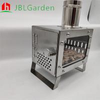 China Portable Patio Heater Foldable Operate BBQ Wood Pellet Firepit Stainless Steel for sale