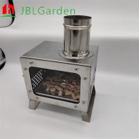 China Portable Patio Heater Foldable Operate BBQ Wood Pellet Firepit Stainless Steel for sale