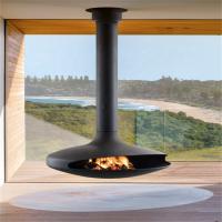 China Wood Burning Chimineas Steel  Outdoor Firepits Bowl Spark Screen Modern Firepits for sale