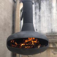 China Camping Wood Burning Stove Smokeless Firepit Carbon Steel for sale
