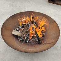 China Bbq Outdoor Wood Burning Brazier Fire Pit Corten Steel for sale