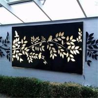 China Wall Art Metal Outdoor Privacy Screen Panels Garden Decorative for sale