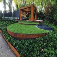 China Corten Steel Rust Metal Garden Edging Decorative for sale