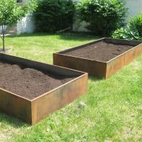 China Corten Steel Rust Metal Garden Edging Decorative for sale