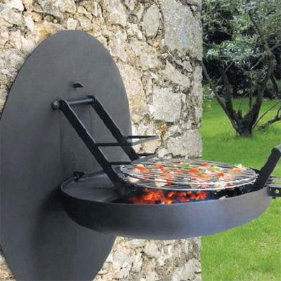 China Customized Folding BBQ Brazier Fire Pit Corten Steel for sale