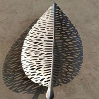 China Art Leaf Metal Tree Corten Steel Sculpture Garden Decoration for sale