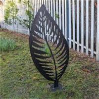 China Art Leaf Metal Tree Corten Steel Sculpture Garden Decoration for sale