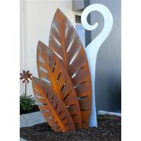 China Art Leaf Metal Tree Corten Steel Sculpture Garden Decoration for sale