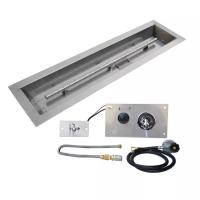 China Stainless Steel Fire Pit Burner Natural Gas Outdoor Indoor for sale