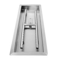 China Stainless Steel Fire Pit Burner Natural Gas Outdoor Indoor for sale