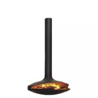 China Diameter 600mm Wood Burning Fire Pits Indoor Decor Hanging Wood Fireplace for sale