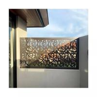 China Freestanding 900*1800mm Metal Decorative Panels Corten Steel Privacy Screen for sale