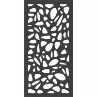China Freestanding 900*1800mm Metal Decorative Panels Corten Steel Privacy Screen for sale