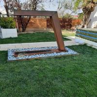 China Home Decoration Corten Steel Waterfall Fountain*1800mm Customized for sale