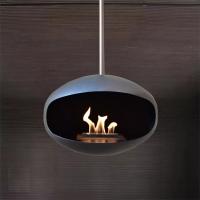 China Modern Indoor Suspended Ethanol Fireplace Diameter 600mm 1000mm for sale