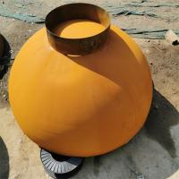 China Rectangular Flower Pot Garden Metal Ornaments Corten Plant Pots 1000mm Long for sale