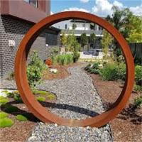 China Contemporary Corten Steel Sculpture Art Tree 200mm - 3500mm Easy To Clean for sale