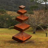 China Contemporary Corten Steel Sculpture Art Tree 200mm - 3500mm Easy To Clean for sale