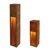 China Outdoor Waterproofing Corten Steel Garden Lights  10W 12W For Lawn for sale
