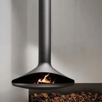 China 800mm Indoor Wood Burning Stove Decorative Suspension Fireplace wear resisting for sale