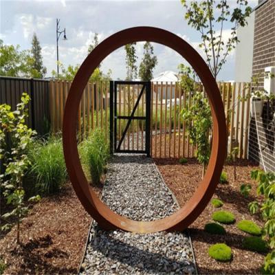 China Non Rusting  Modern Corten Steel Sculpture Statue Metal Art Decoration SGS for sale