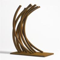 China Non Rusting  Modern Corten Steel Sculpture Statue Metal Art Decoration SGS for sale