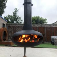 China Portable Camping Wood Burning Fire Pits 60cm 80cm Low Smoke Rocket Stove for sale