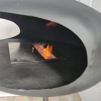 China 2mm 3mm Ethanol Fire Pits Indoor Round Free Standing Decorative Fire Pit 800mm for sale