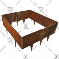 China Anti Corrosion 1.6mm  Corten Steel Border Edging Rusty Metal Landscape Edging for sale