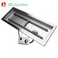China Patio Outdoor Natural Gas Fire Pit Pan 910mm*300mm Non Rusting for sale