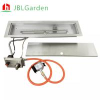 China Patio Outdoor Natural Gas Fire Pit Pan 910mm*300mm Non Rusting for sale