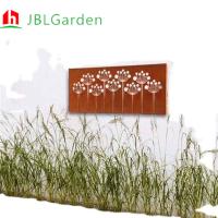China 2mm Thick Laser Cut Metal Privacy Panels Freestanding Portable for sale