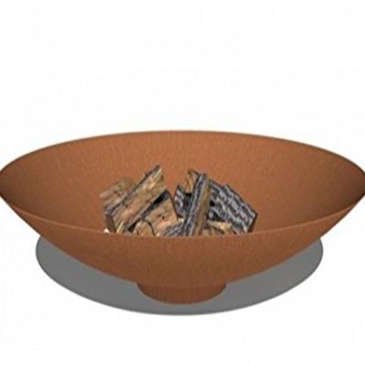 China ISO9001 Large Outdoor Metal Fireplace Woodburning Versatile Design for sale
