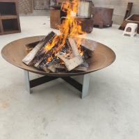 China ISO9001 Large Outdoor Metal Fireplace Woodburning Versatile Design for sale