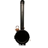 China 90cm 100cm Ceiling Suspended Fireplace Log Burners Rust Resistance for sale