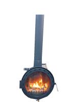 China 60cm 90cm Indoor Suspended Wood Burning Fire Pits Stove Fireplace High Temper Resistant for sale