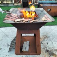 China 2mm thick Outdoor Charcoal Bbq Grill For Cooking weather Resistance for sale