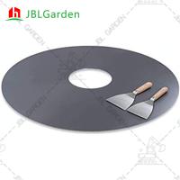 China Round Charcoal Wood Burning Corten Steel Bbq Grill D800mm weather proof for sale