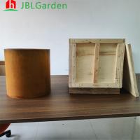 China 1500*500*600mm Flower Pot Outdoor Garden Metal Ornaments Corten Steel Rectangular Planter pots for sale