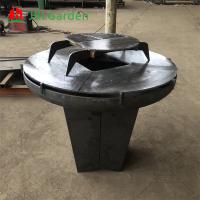 China Corrosion Resistant Corten Steel BBQ Grill Outdoor Charcoal Grill Rusty Red for sale
