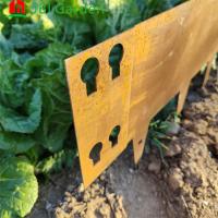 China Cast Iron Effect Interlocking Venice Lawn Garden Border Fence Edging 1.6mm for sale