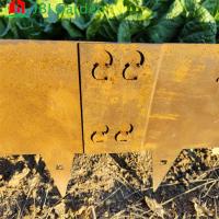 China Cast Iron Effect Interlocking Venice Lawn Garden Border Fence Edging 1.6mm for sale