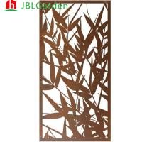 China 900*1800mm Corten Decorative Panels Outdoor Laser Cut Metal Privacy Screen ISO9001 for sale