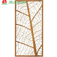China 900*1800mm Corten Decorative Panels Outdoor Laser Cut Metal Privacy Screen ISO9001 for sale