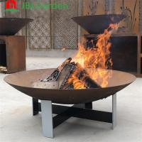 China Weathering Proof  Backyard BBQ Fire Pit Outdoor Steel Campfire  2mm 3mm for sale