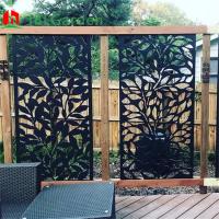 China 1/6 Laser Cut Yard Weathering Steel  Corten Metal Garden Screens 2mm Thickness for sale