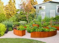 China 1000mm long Corten Steel Lawn Edging  Rust Like Rusted Metal Garden Edging for sale