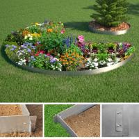 China 1000mm long Corten Steel Lawn Edging  Rust Like Rusted Metal Garden Edging for sale